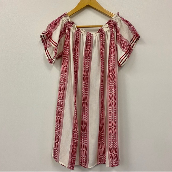 Bindu | Dresses | Bindi Serena Dress Red Embroidered Resort Trendy ...